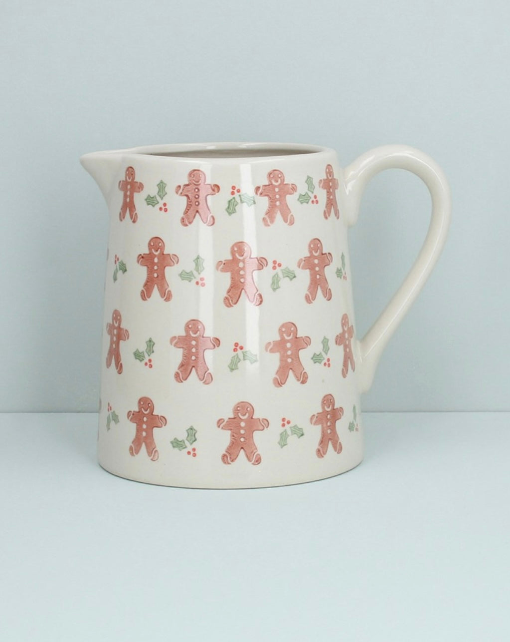 Gisela Graham Ceramic Christmas Gingerbread Man Jug ...